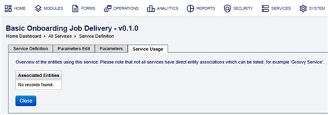 Service Usage