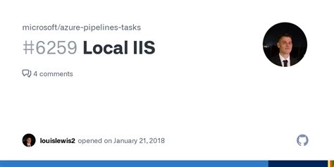 Local Iis · Issue 6259 · Microsoftazure Pipelines Tasks · Github