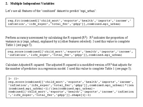 Solved 1 Simple Linear Regression Interp Retation Of The