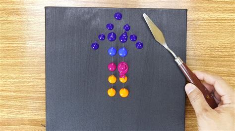 эффектная гора ⛰ идеи рисования для начинающих техники рисования акрилом Youtube