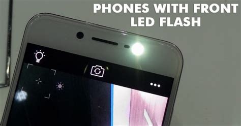 Top 5 Best Android Mobile Phones With Front Led Flash 2019