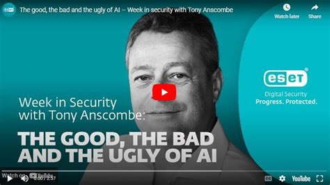 Eset Australia On Linkedin Ai Cybersecurity Artificialintelligence Progressprotected Staysafe…