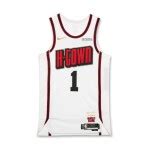 Amen Thompson Houston Rockets 2024 2025 Game Worn City Edition Jersey Matched To 5 Games Nba