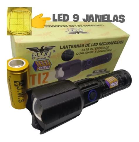 Lanterna Led Tática Xml T12 Original A Mais Forte Do Brasil Parcelamento Sem Juros