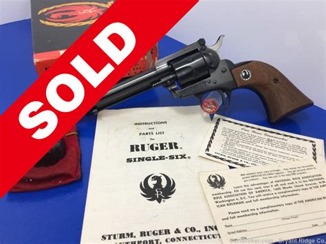 1969 Ruger Super Single Six 22lr 6 Rare 22mag Dual Cylinder