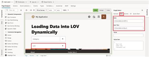 Dynamically Load Data Into A Lov In Oracle Visual Builder Techsupper