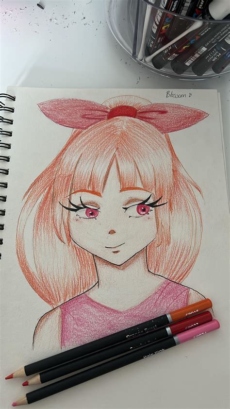 I Drew Blossom In My Style Rpowerpuffgirls