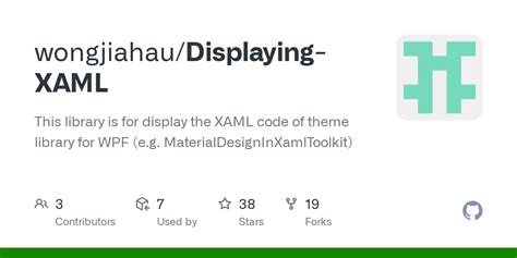 GitHub Wongjiahau Displaying XAML This Library Is For Display The XAML Code Of Theme Library