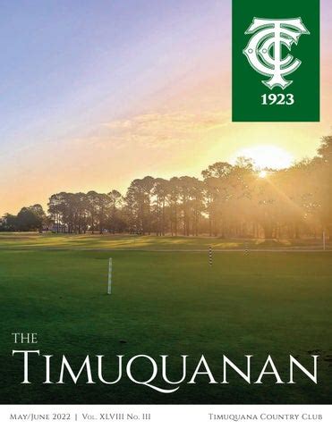 Tcc The Timuquanan Newsletter May June 2022 By Timuquana Country Club