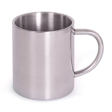 Кружка металева з 2 стінками 350 мл Discover Soldier Срібляста купити онлайн на Rozetka