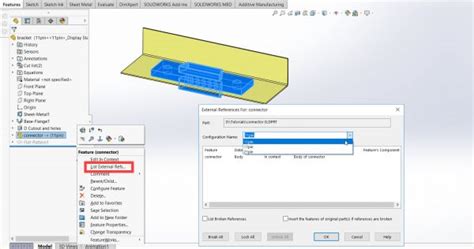 SOLIDWORKS Reference Configuration Change For Inserted Parts
