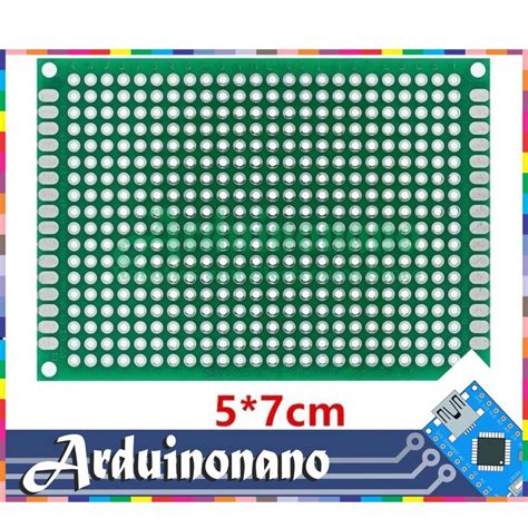Jual Pcb Dot Matrix Single Layer Hole 5x7 Cm Fr4 Protoboard Lubang 2 54mm Shopee Indonesia