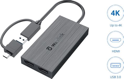 Wavlink Ug7602hc Usb3 0 Usb C Naar 4k Hdmi Dual Display Adapter