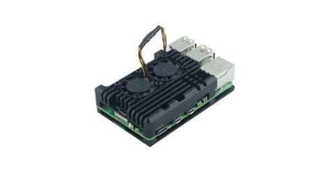 RPi 5 Aluminum Heatsink Case With Dual Fan