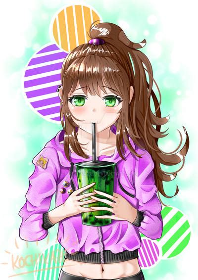 Rin The Bubble Tea Lover By Kochikaze On Deviantart