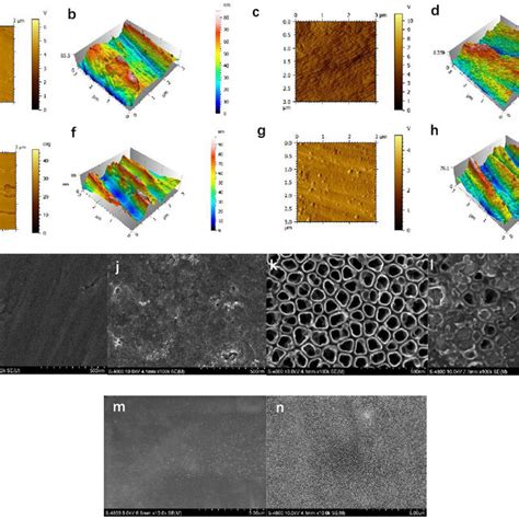 Surface Characterization Of The Modified Implant Surface A And B