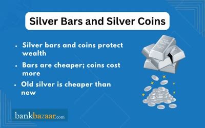 Silver Bars Vs Silver Coins Types Benefits And Buying Guide 19 Oct 2025