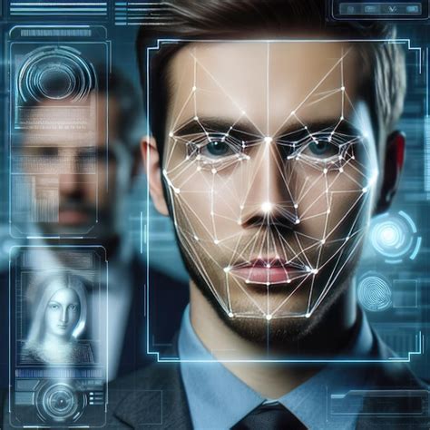 Premium Ai Image Facial Recognition Technology Scan And Detect People