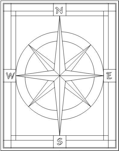 Diy Compass Rose Compass Rose Template Printable With Map Artofit