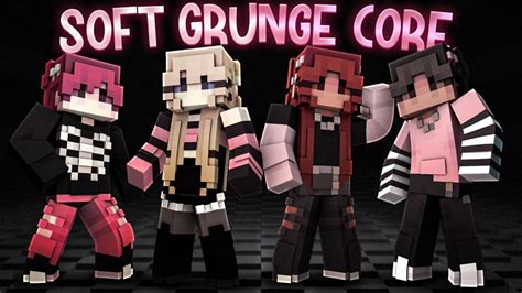 Soft Grunge Core By Cubecraft Games Minecraft Skin Pack Minecraft