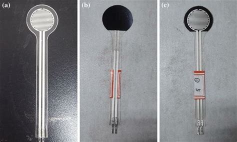 Pictures Of The Printed Temperature Sensor A The Screen Printed Download Scientific Diagram