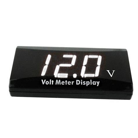 Car Led Digital Display Voltmeter Motorcycle Voltage Volt Meter Panel