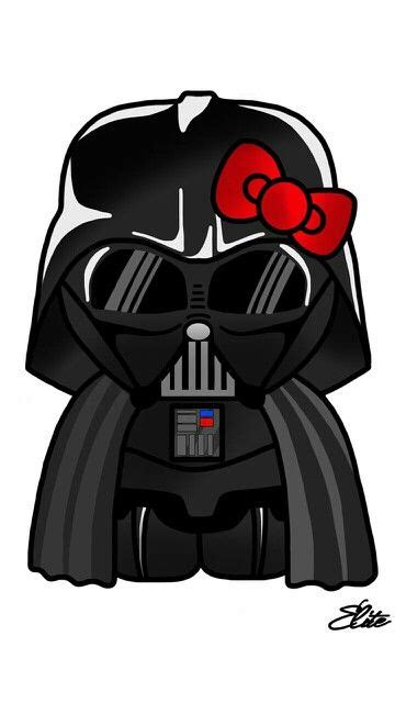 Hello Darth Vader Hellokitty Kitty Obsessed Starwars Darthvader
