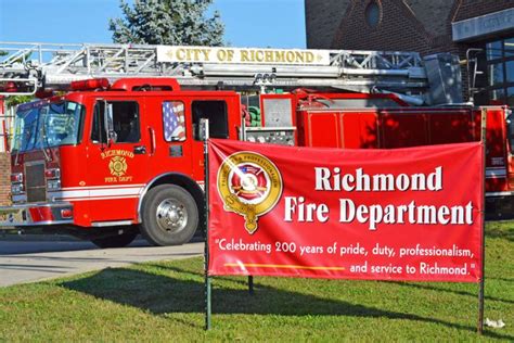 Richmond Fire Department Celebrates 200 Years Of Service News