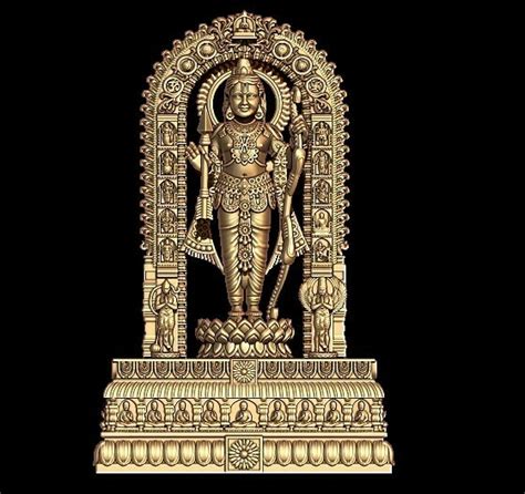 Stl File Ram Lalla Murti 3d Model 🐏・3d Printable Design To Download・cults