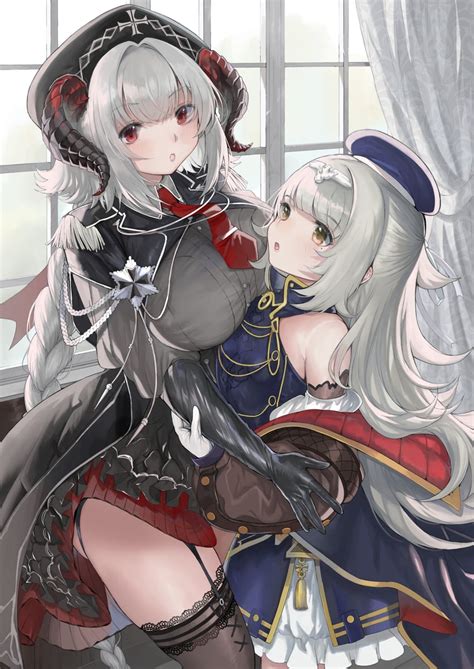 Z46 And Nuernberg Azur Lane Drawn By Takeakigaku Danbooru