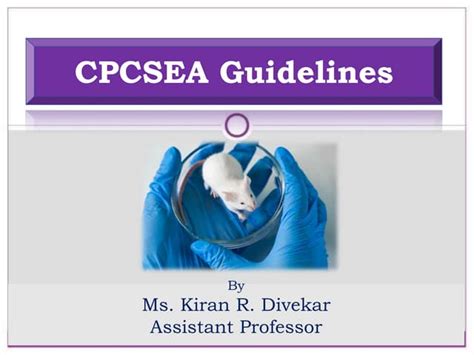 Cpcsea Guidelines And Iaec Committeepptx