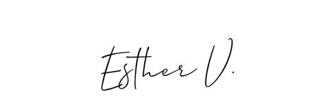91 Esther V Name Signature Style Ideas Wonderful Electronic Sign