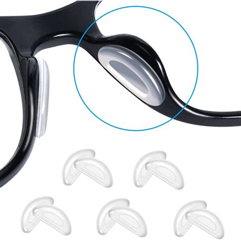 10 20 Pairs Adhesive Nose Pads Stick On Silicone Anti Slip For Glasses