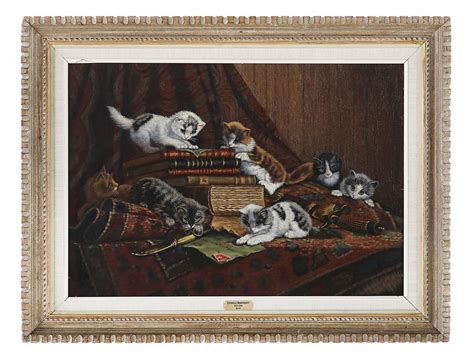 Lot Cornelis Raaphorst Dutch 1875 1954 Kittens At Play