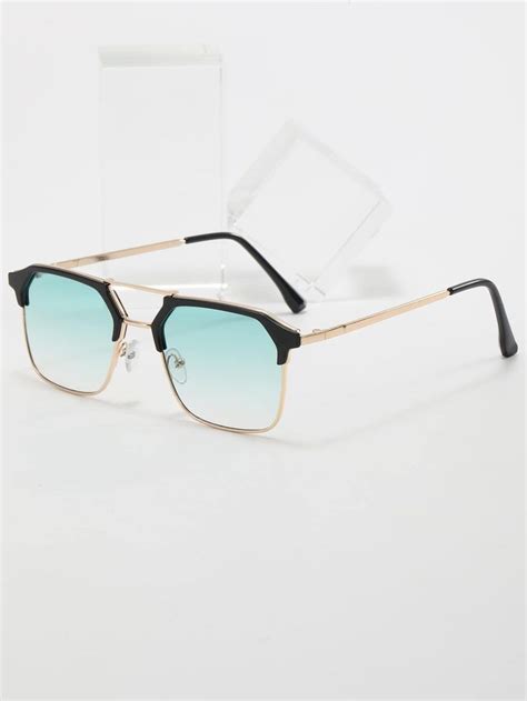 Men Metal Frame Sunglasses Sunglass Frames Fancy Glasses Glasses