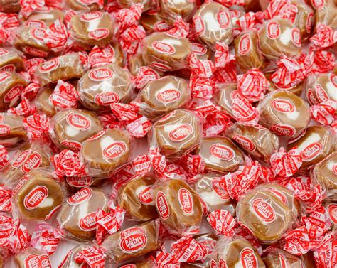 Caramel Candy 1 Lb Bulk Bag Vanilla Flavor Soft Center