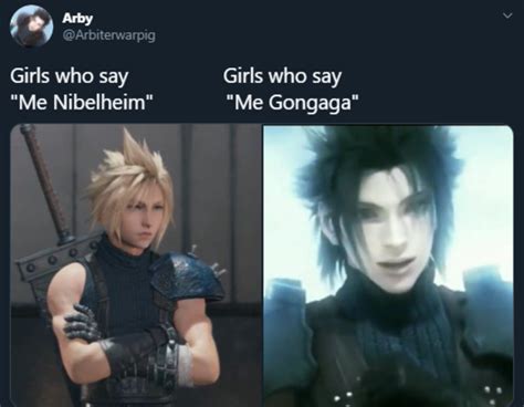 Gongaga Meme Twitter Zack Fairs Me Gongaga Know Your Meme