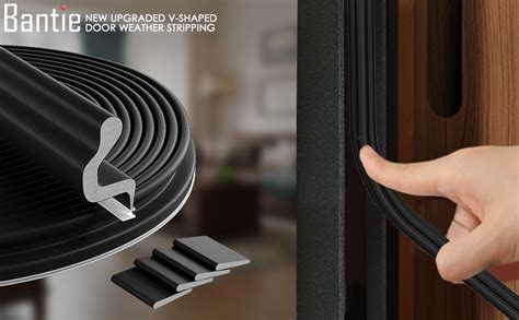 Bantie Kerf Weather Stripping Door Seal Soundproof Insulation For Large