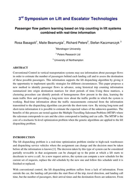 Pdf Passenger Flow Pattern Learning Based On Trip Counting In