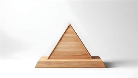 Premium Photo Wood Triangle