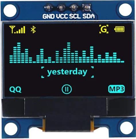 Royal Display Qbm 096 12c Iic Oled Lcd Module 4pingnd Vcc Oled96