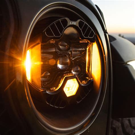 Baja Designs Dot Lp6 Led Road Legal Replacement Headlight Amber Drl