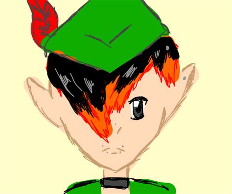 Goth Peter Pan Drawception