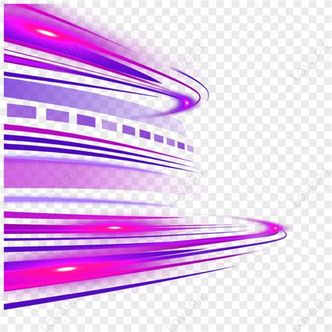 네온 그라디언트 일러스트 도시 조명 효과 라인 급속히 시티 Png 일러스트 무료 다운로드 Lovepik