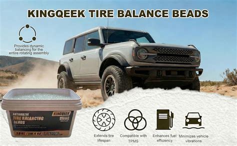 Kingqeek Tire Balancing Beads 6 6kg 232 8oz Tempered Glass