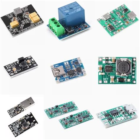 Tp4056 Micro Dc Dc Tensione Aumentocadutalitio Batteria 18650 Modulo