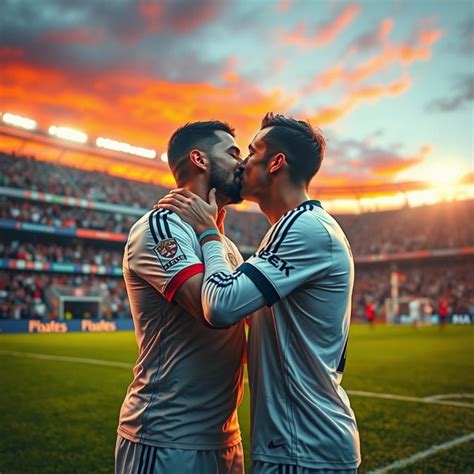 Legendary Embrace Messi And Ronaldo Unite