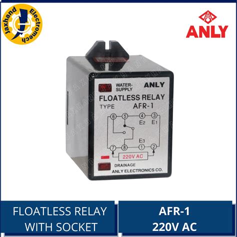 Factory Outlet Floatless Level Relay AFR 1 Anly 220VAC With Socket Lazada PH