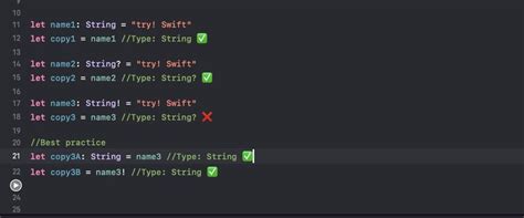 Swifttip Unwrapped Optional Swift Explicitly Type Iosdev Swift