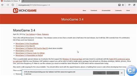 Monogame Installation Youtube